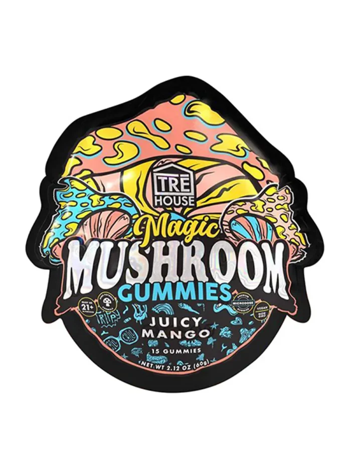 Juicy Mango Tre House Magic Mushroom Gummies - Official Moon Chocolate